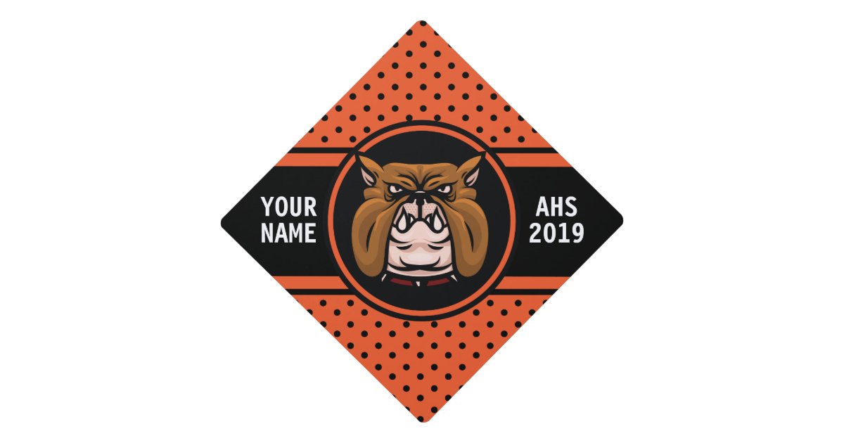 Bulldog Graduation Cap Topper | Zazzle