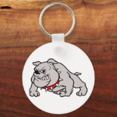 BULLDOG MASCOT KEYCHAIN | Zazzle