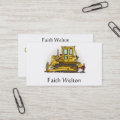 Bulldozer Dozer Business Card | Zazzle