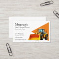 Bulldozer Land Clearing Business Card | Zazzle