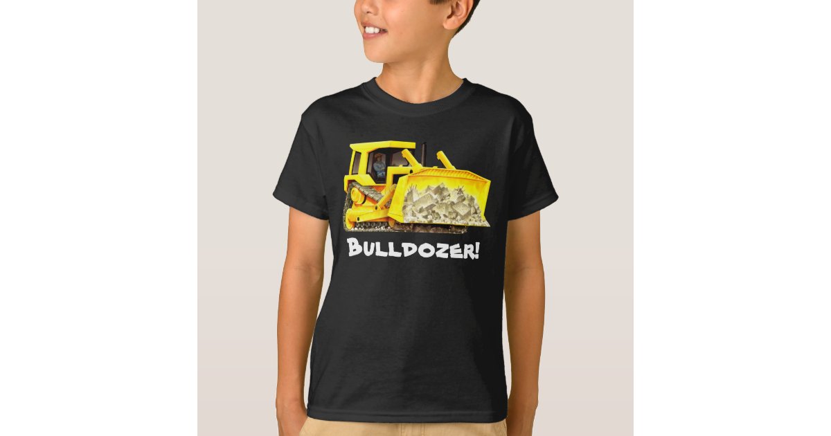 Bulldozer T shirt | Zazzle