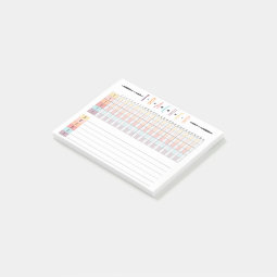 Bullet Journal Tracker Post-it Notes | Zazzle