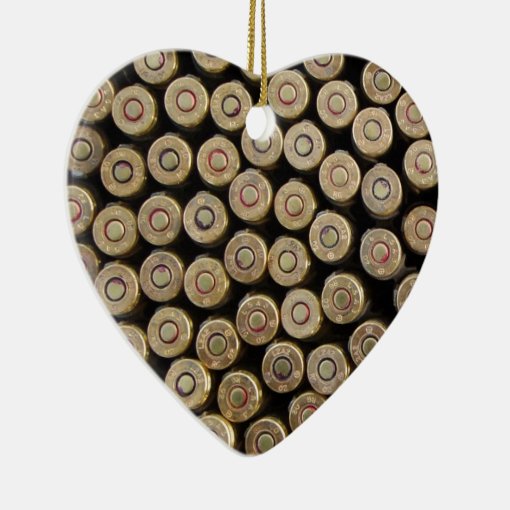 Bullets, ammunition ceramic ornament | Zazzle