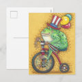 BULLFROG 4TH OF JULY, FROG HOLIDAY POSTCARD | Zazzle