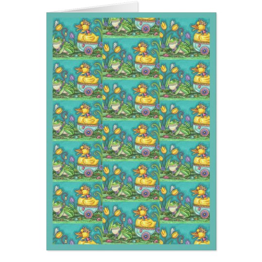 BULLFROG & DUCK PRINCE EASTER GREETING CARD Verse | Zazzle.com