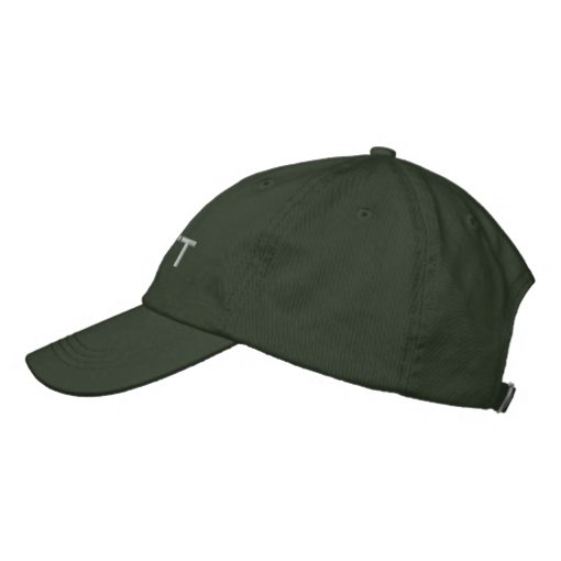 bullitt in green embroidered baseball cap | Zazzle