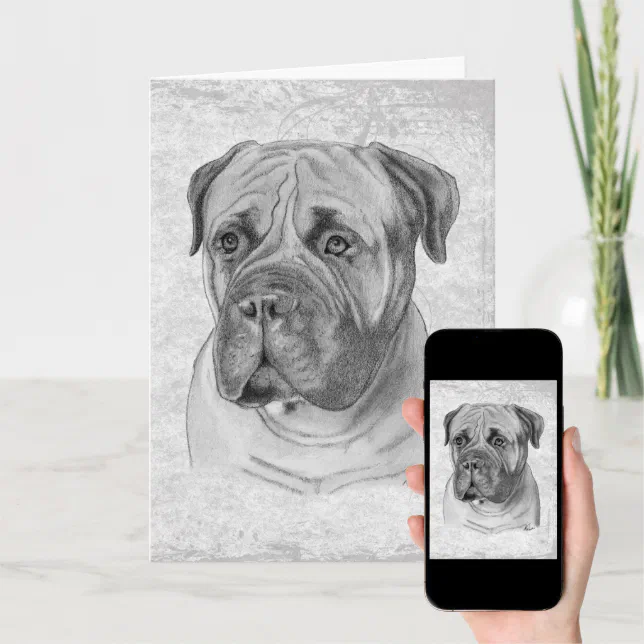 Bullmastiff Card | Zazzle