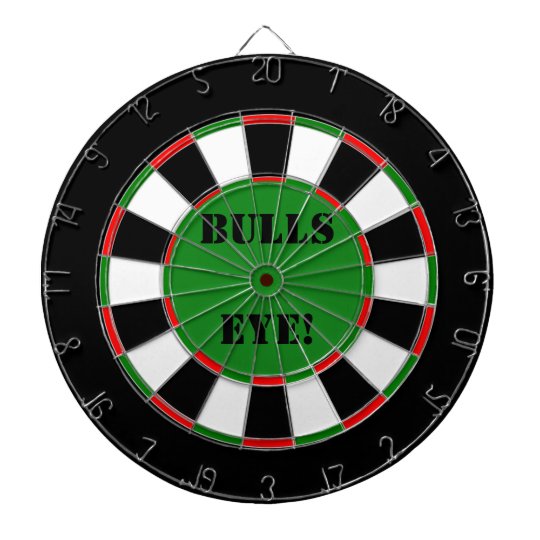 Bulls Eye Customizable Traditional Dart Board | Zazzle.com