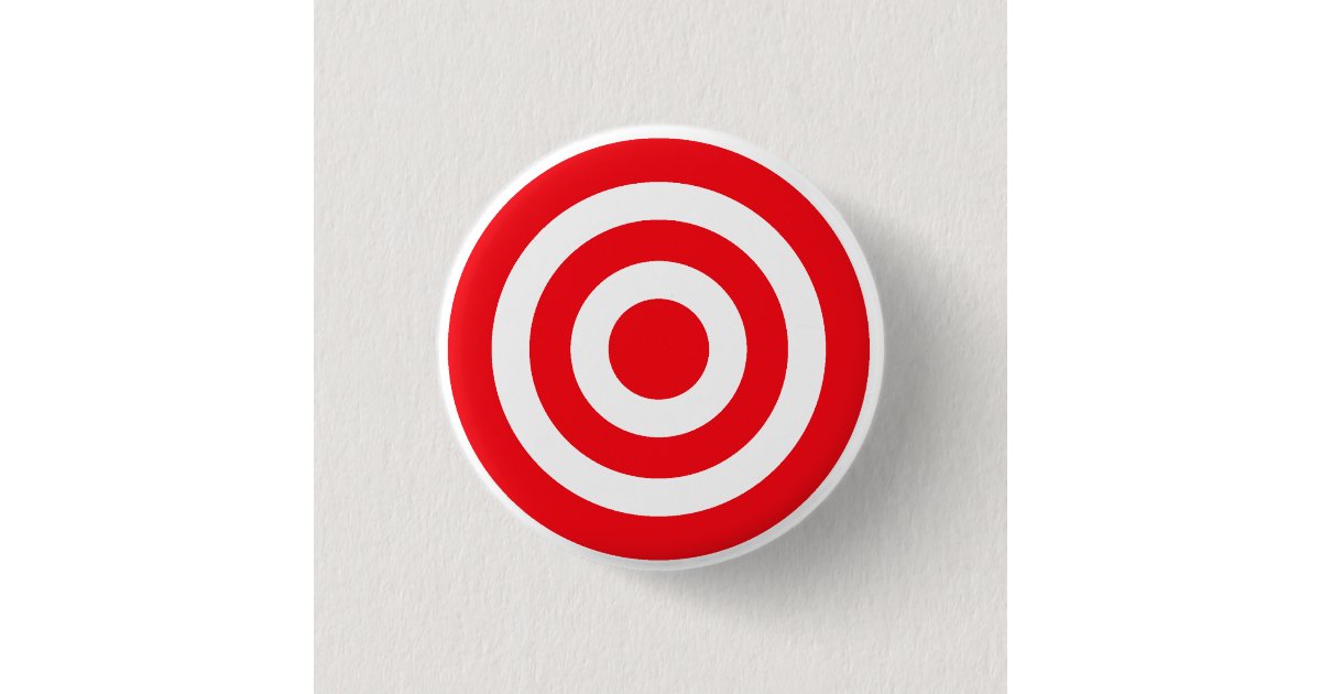 Bullseye Button | Zazzle