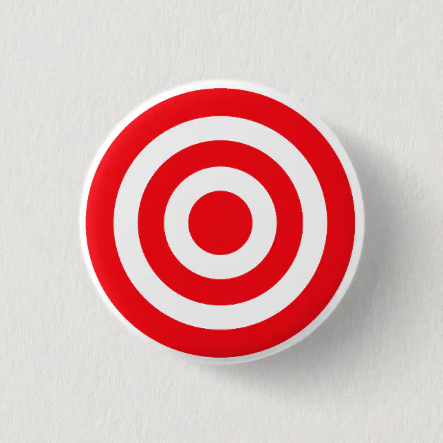 Bullseye Button | Zazzle