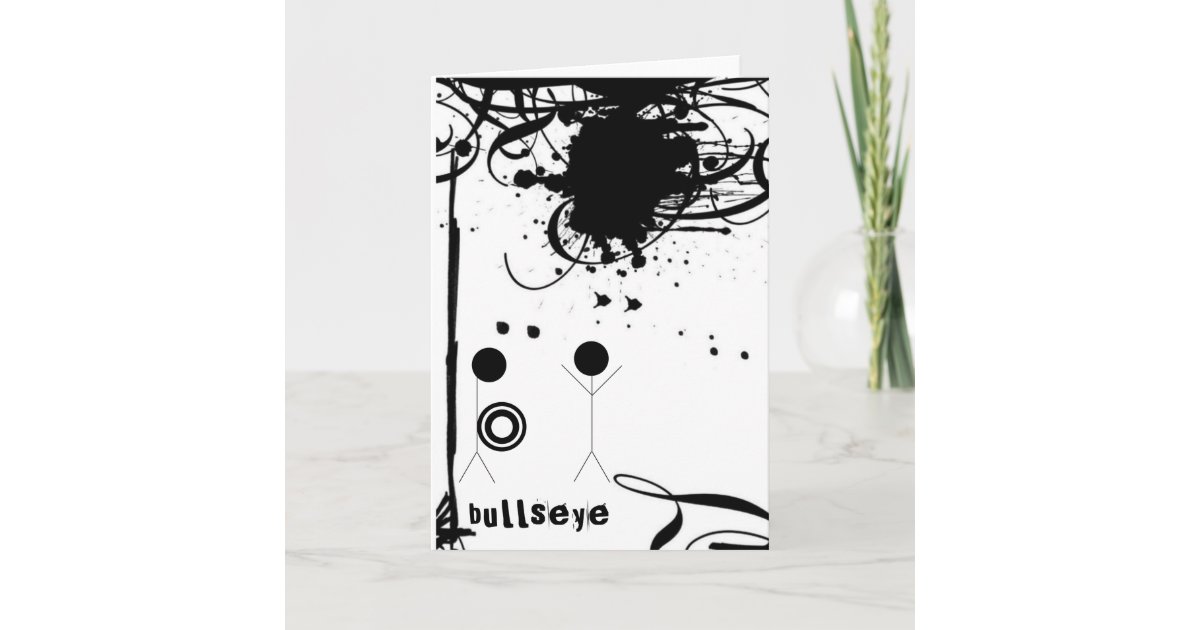 Bullseye Card | Zazzle