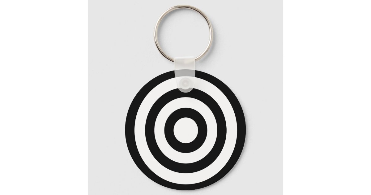 bullseye - On Target Reward Keychain | Zazzle