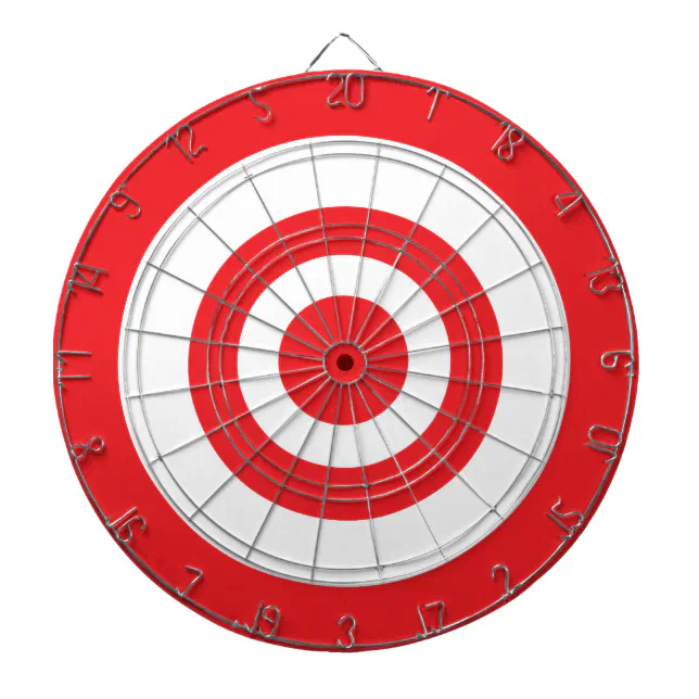 Bullseye Target Dartboard With Darts | Zazzle