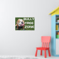 BULLY FREE ZONE 52" x 35" poster | Zazzle