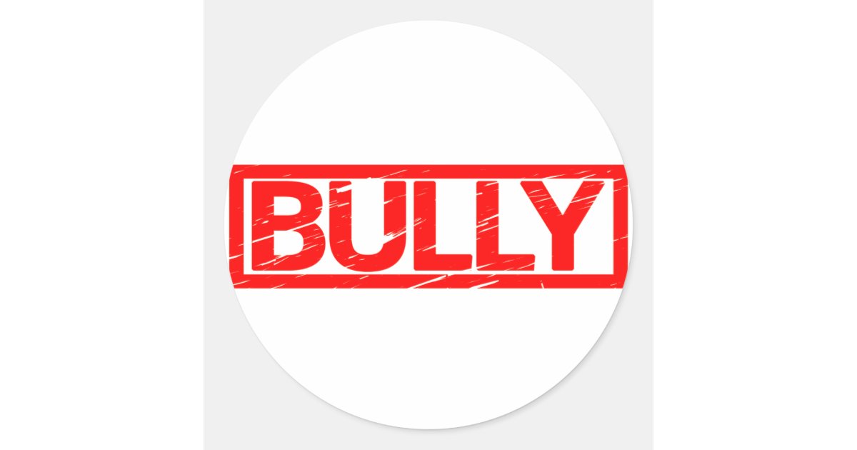 Bully Stamp Classic Round Sticker | Zazzle