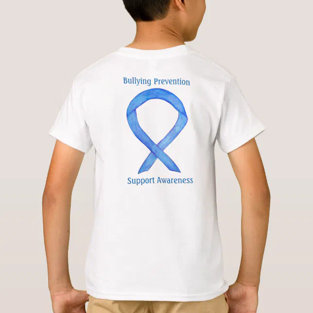 Bullying Prevention Awareness Ribbon Custom TShirt | Zazzle