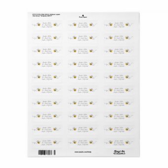 Bumble Bee Address Labels | Zazzle
