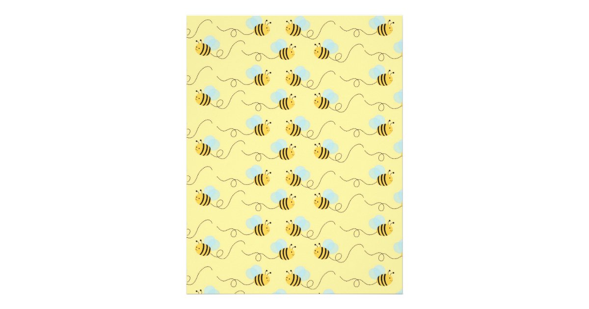Bumble Bee Baby Scrapbook Paper | Zazzle
