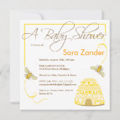 Bumble Bee Baby Shower Invitation | Zazzle