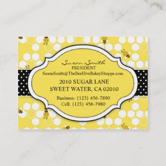 Bumble Bee Business Card | Zazzle