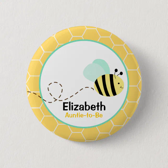 Bumble Bee Button | Zazzle