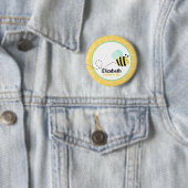 Bumble Bee Button | Zazzle
