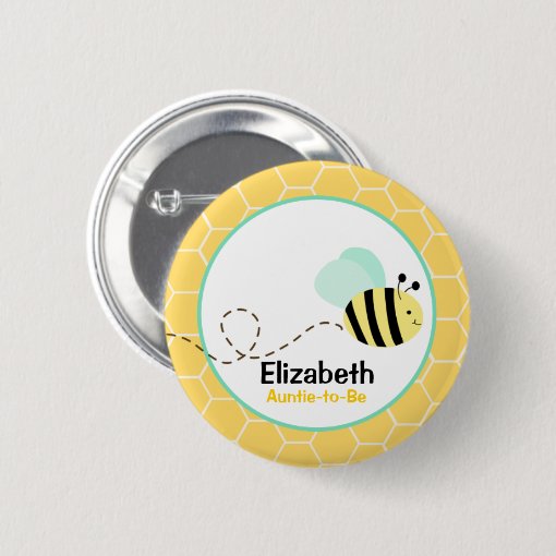 Bumble Bee Button | Zazzle