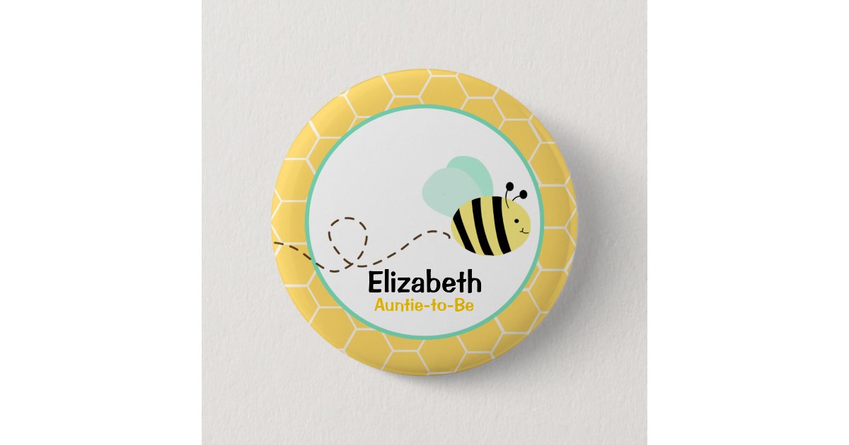 Bumble Bee Button | Zazzle