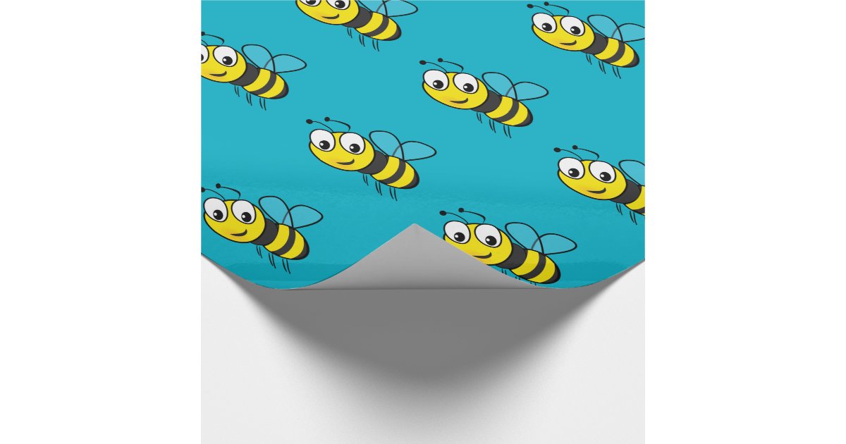 Bumble Bee, Buzz Wrapping Paper | Zazzle