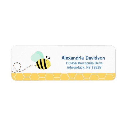 Bumble Bee Custom Address Labels | Zazzle.com