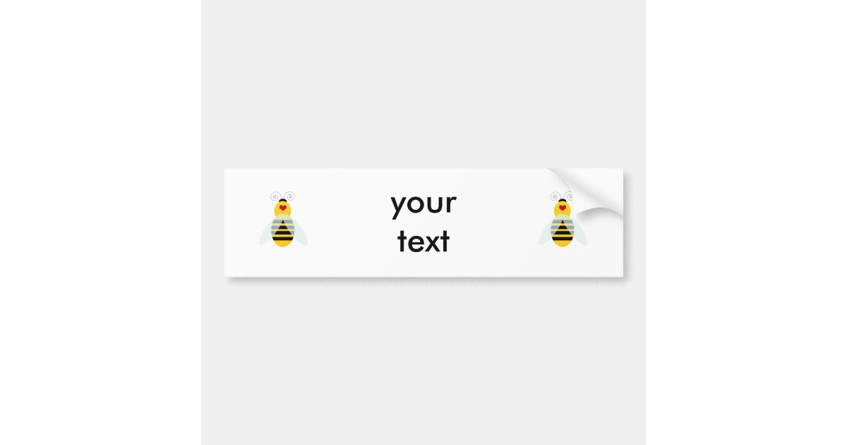 bumble bee cuties bumper sticker | Zazzle