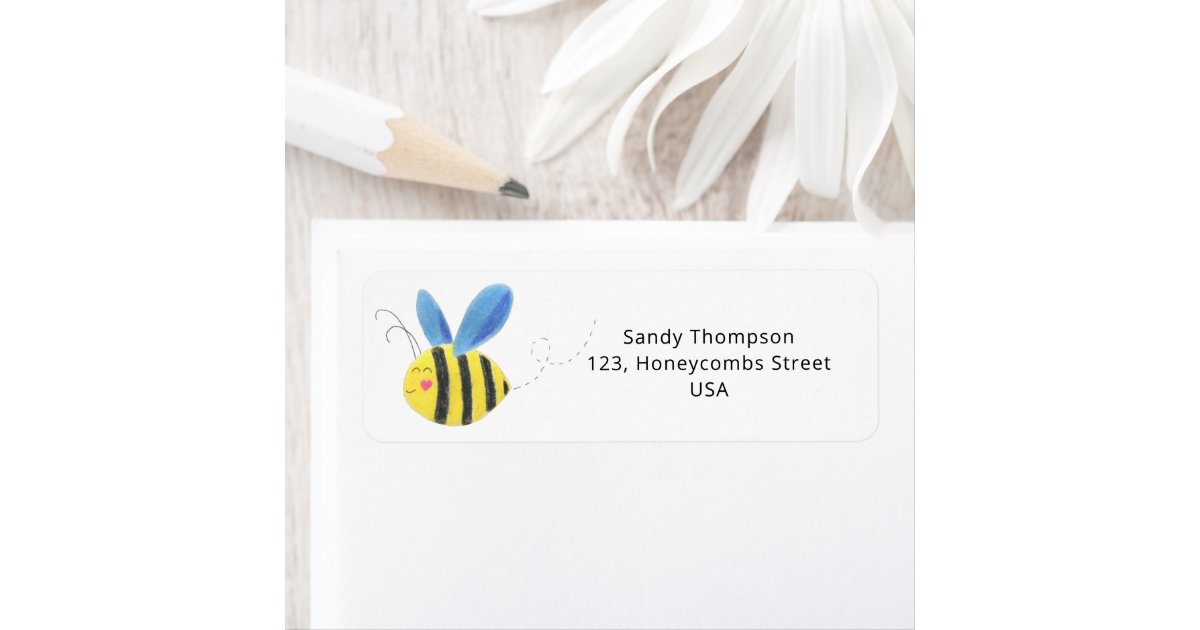 Bumble Bee Label | Zazzle