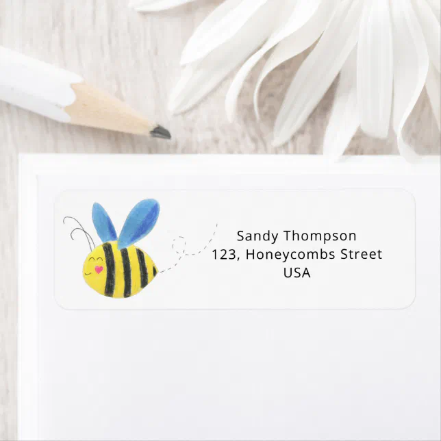 Bumble Bee Label | Zazzle