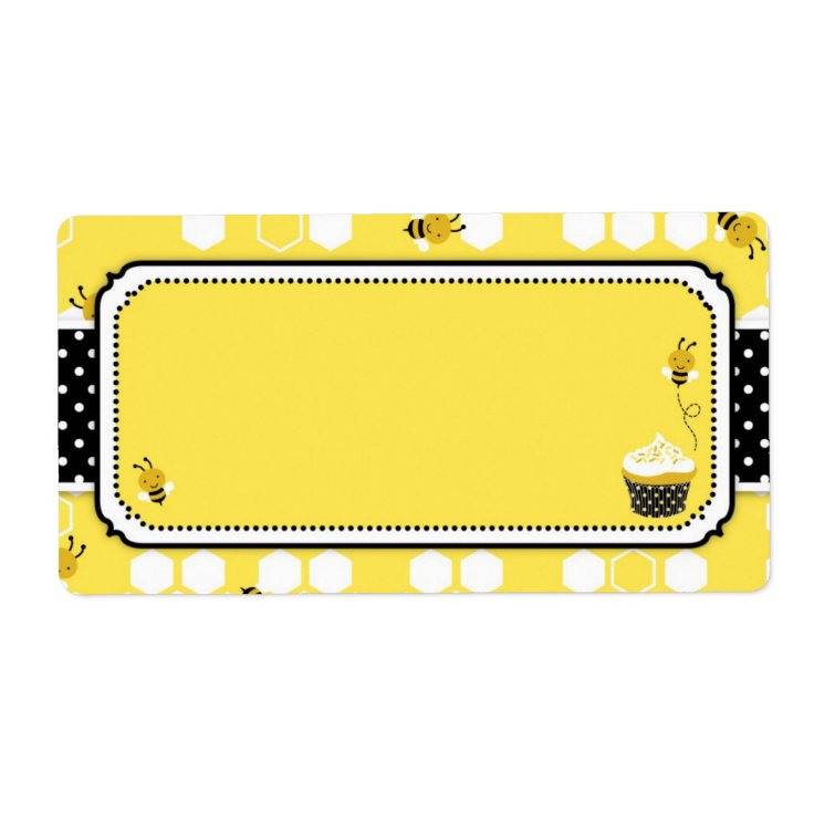 Bumble Bee Name Tag | Zazzle