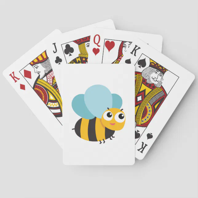 Bumble Bee Playing Cards | Zazzle
