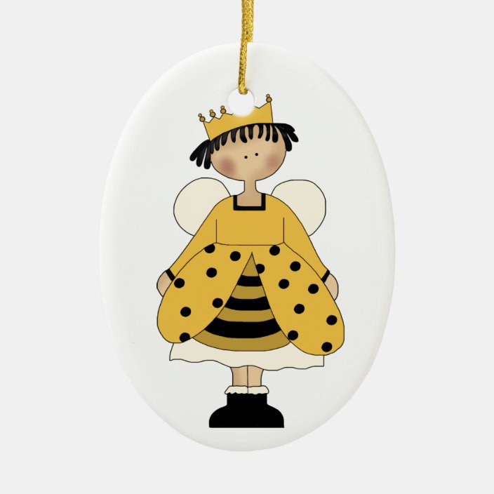 Bumble Bee Princess ornament | Zazzle.com