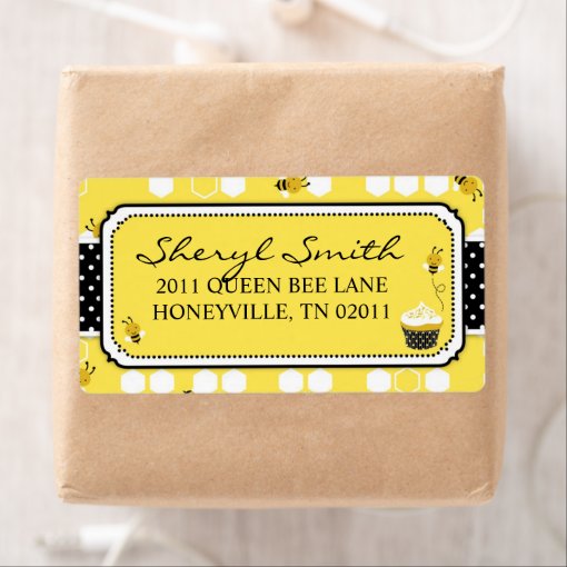 Bumble Bee Shipping Label | Zazzle