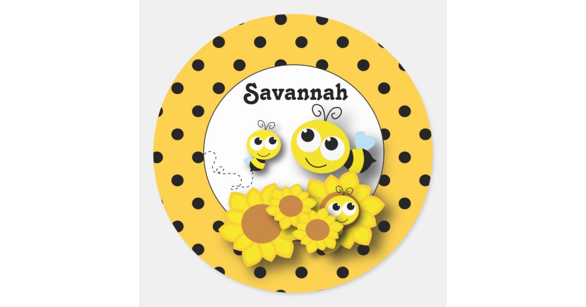 Bumble Bee Sticker | Zazzle