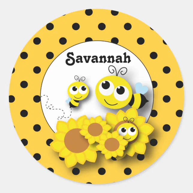 Bumble Bee Sticker | Zazzle