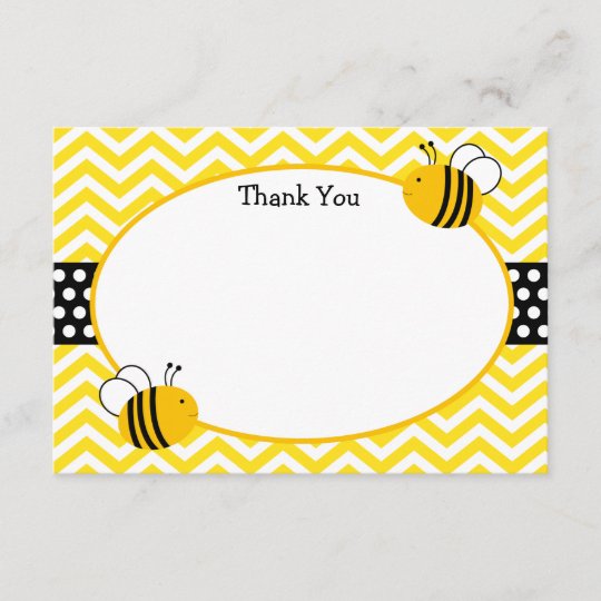 Bumble Bee Thank You Cards | Zazzle.com