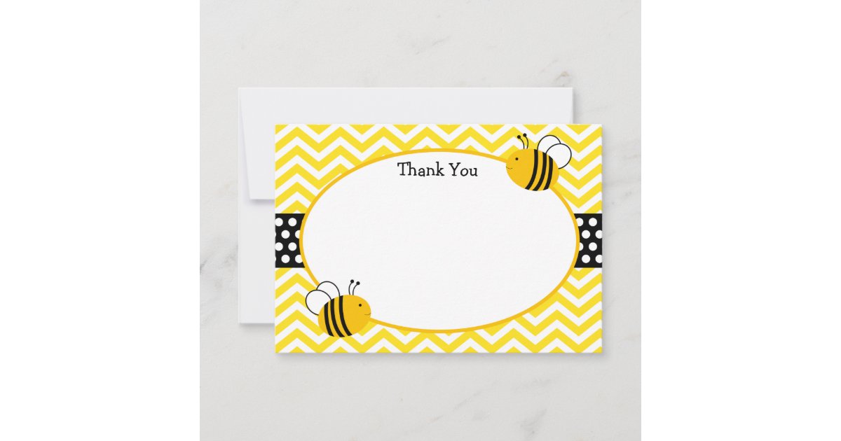 Bumble Bee Thank You Cards | Zazzle