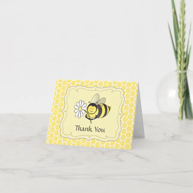 Bumble Bee Thank You Note | Zazzle