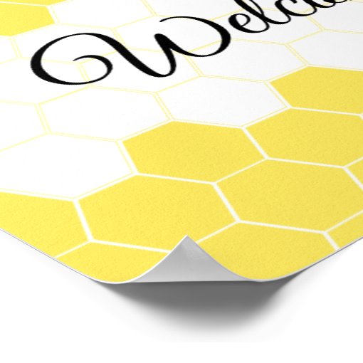 Bumble Bee Welcome Door Sign | Zazzle