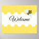 Bumble Bee Welcome Door Sign | Zazzle