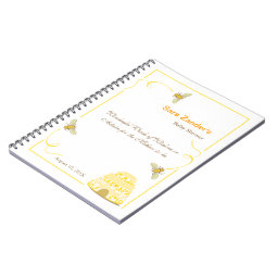 Bumble Bee | Words of Advice Baby Shower Notepad Notebook | Zazzle