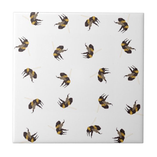 Bumble Bees Ceramic Tile | Zazzle.com
