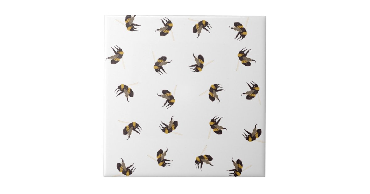 Bumble Bees Ceramic Tile | Zazzle