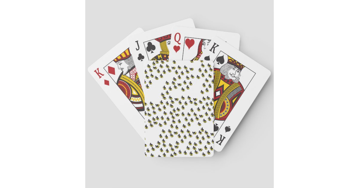 Bumble Bees Playing Cards | Zazzle