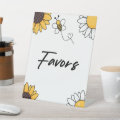 Bumble Honey Bee Favors Table Party Sign | Zazzle