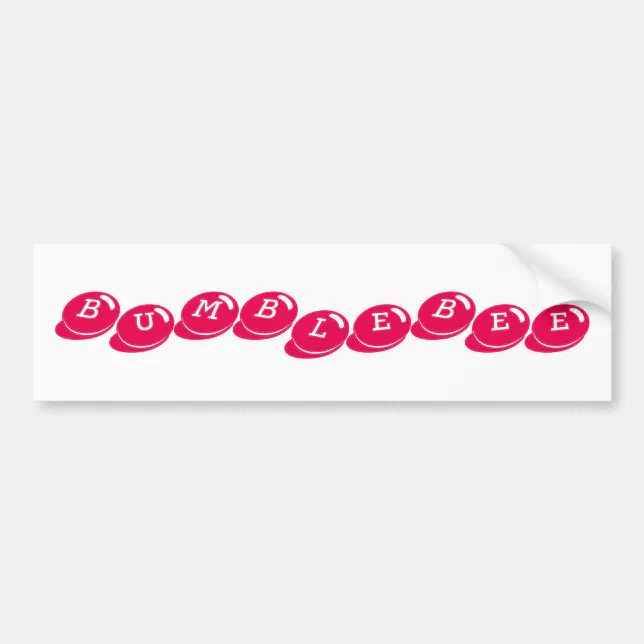 Bumblebee Bumper Sticker | Zazzle